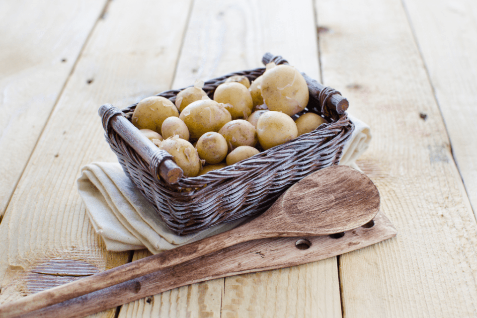 Savory Herbed Potatoes with Parmesan Flakes - The Olive Blogger