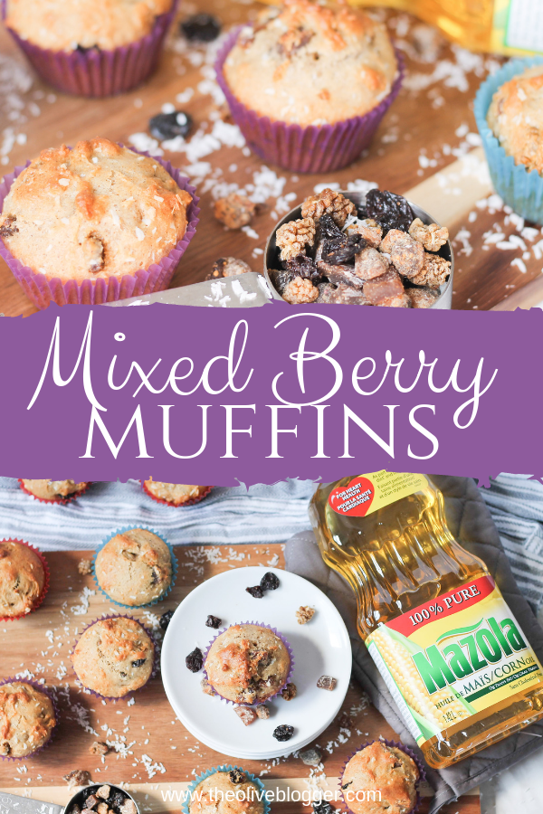 Mixed Berry Muffins - The Olive Blogger