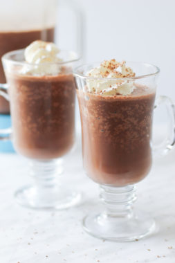 Easy Frozen Hot Chocolate Drink Recipe - The Olive Blogger