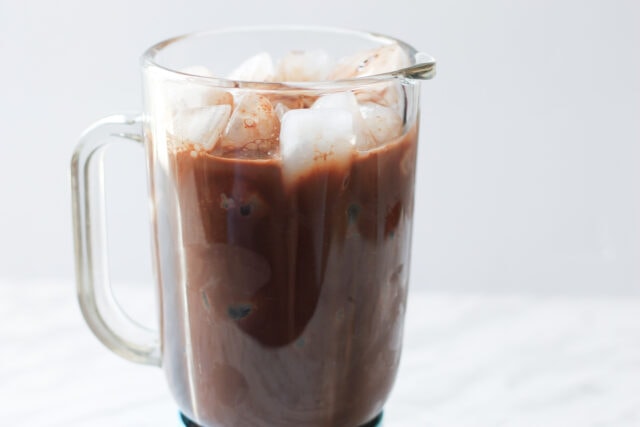 Easy Frozen Hot Chocolate Drink Recipe - The Olive Blogger