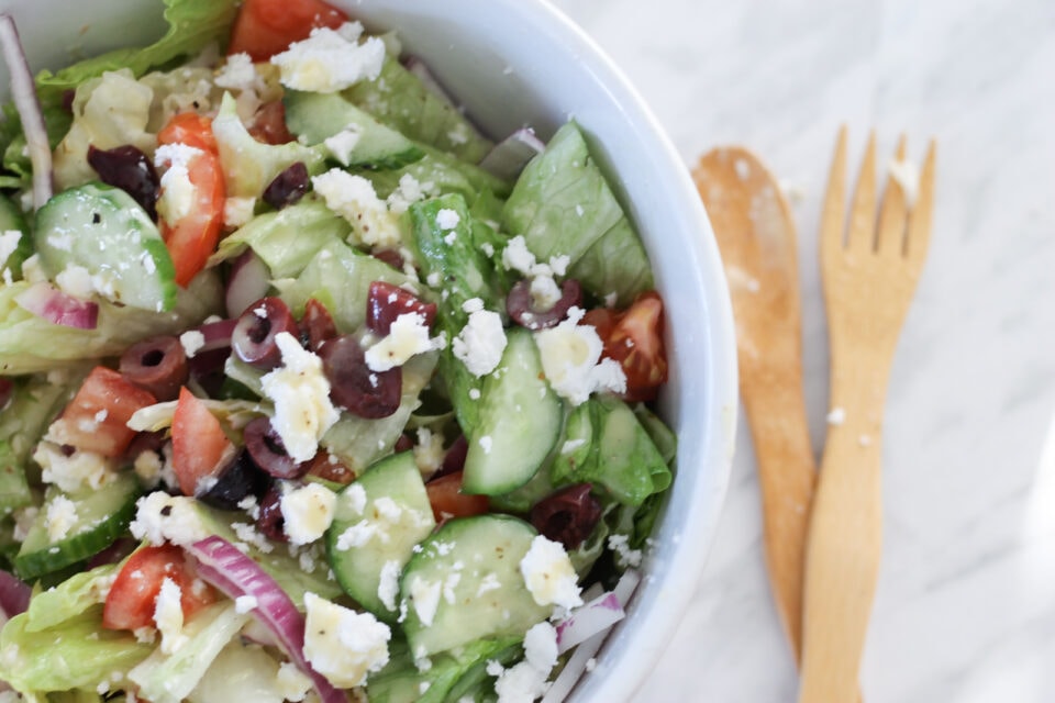 Best Traditional Greek Salad Recipe - The Olive Blogger