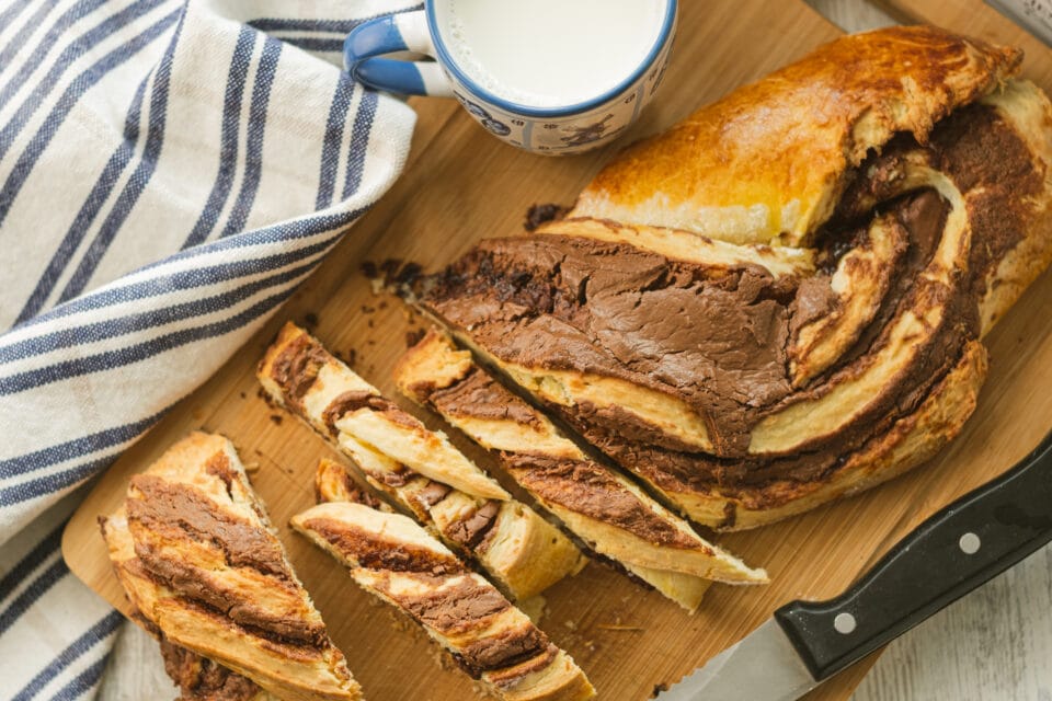 Delicious Nutella Twist Bread - an easy to make Bread Recipe - The ...